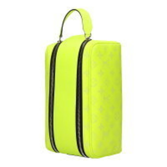 Louis Vuitton | Bags | Louis Vuitton Dop Kit Taigarama Yellow Monogram ...